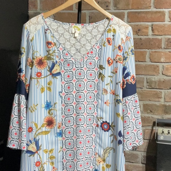 fig and flower | Dresses | Fig And Flower Anthropologie Boho Floral ...